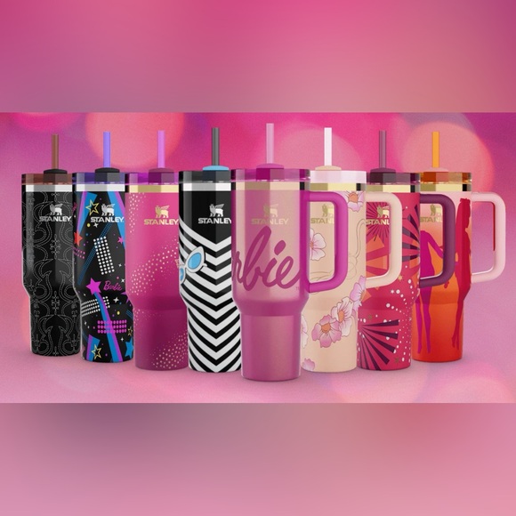 Stanley | Dining | Full Barbie X Stanley Collection Set Of 8 Cups ...